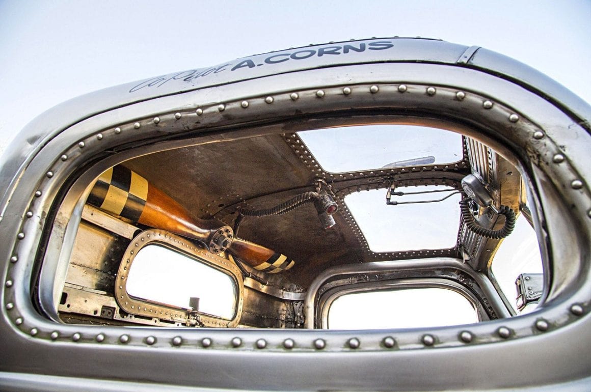 Pick-Up Steam-Punk-Rat-Rod, 12.500cc 7cyl Aircraft-Engine-Cessna-195 ...