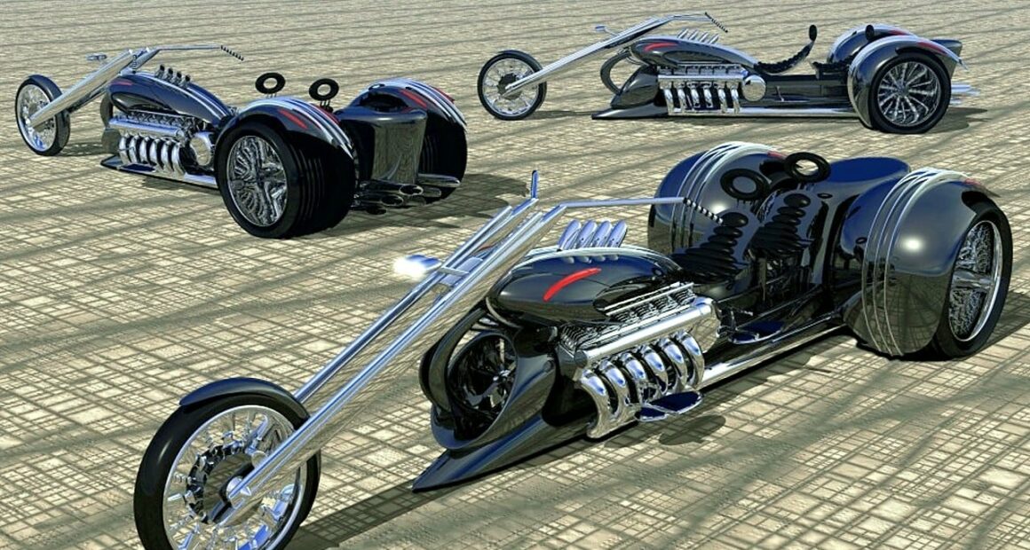 Trike V12 Chromes & Flammes… – Gatsby Online