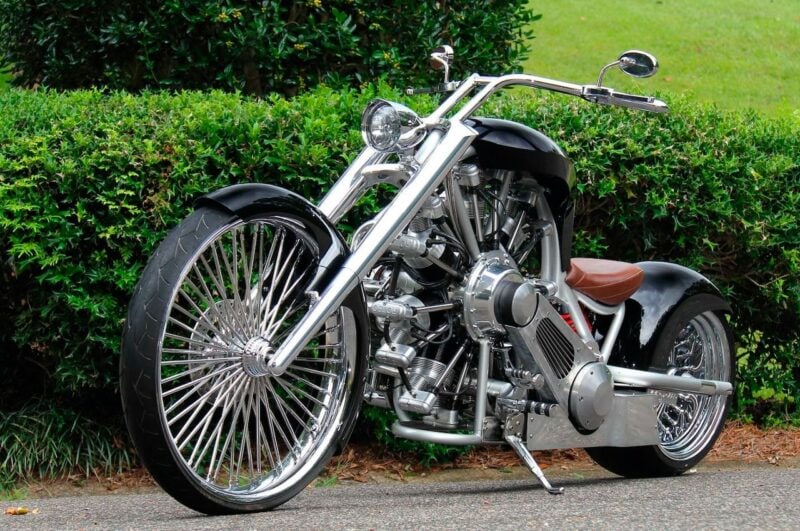 Radial Chopper “Lucky7” par John Levey – JRL Cycles. – Gatsby Online