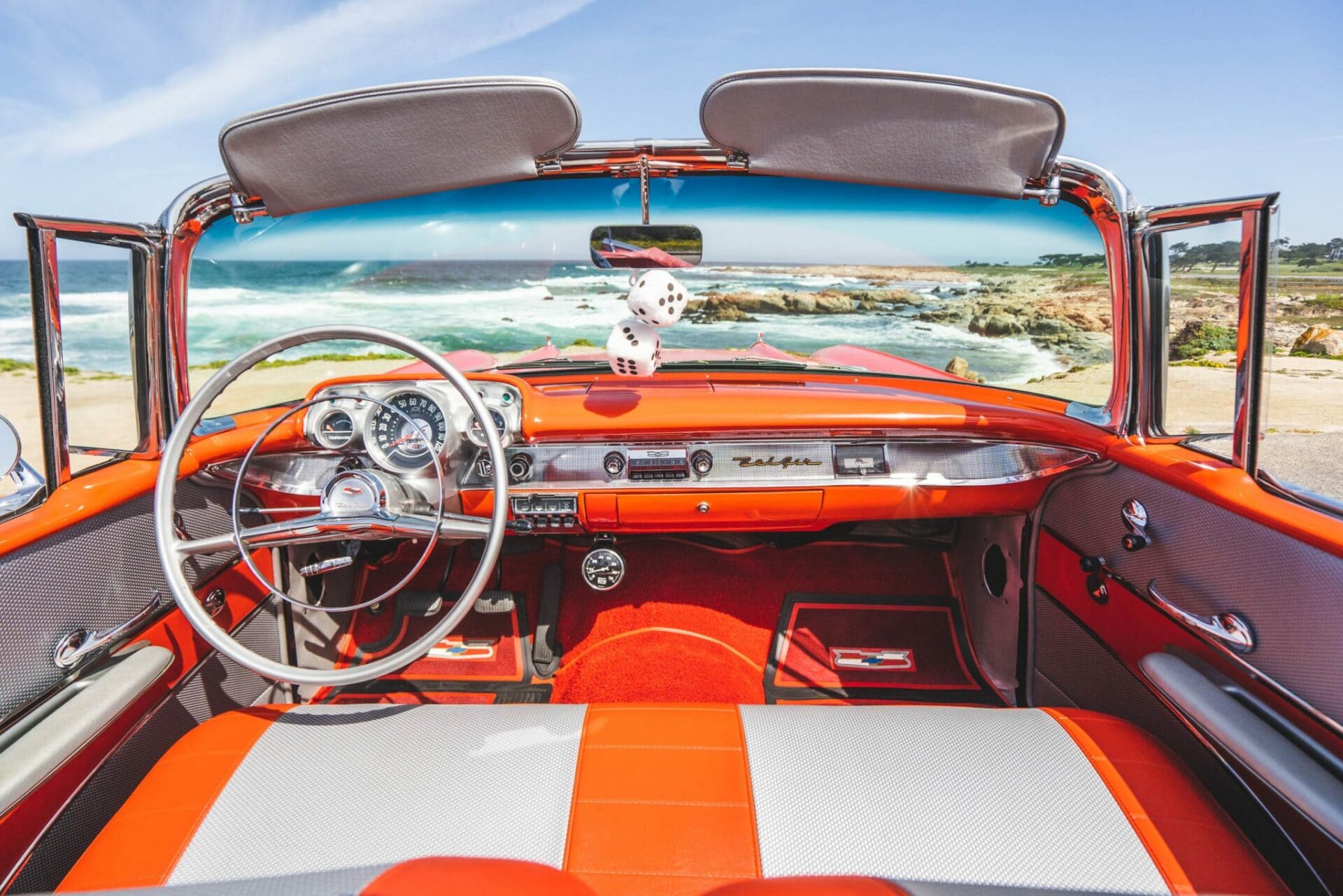 Fuel-Injected 1957 Chevrolet Bel Air Convertible 3-Speed – Gatsby Online