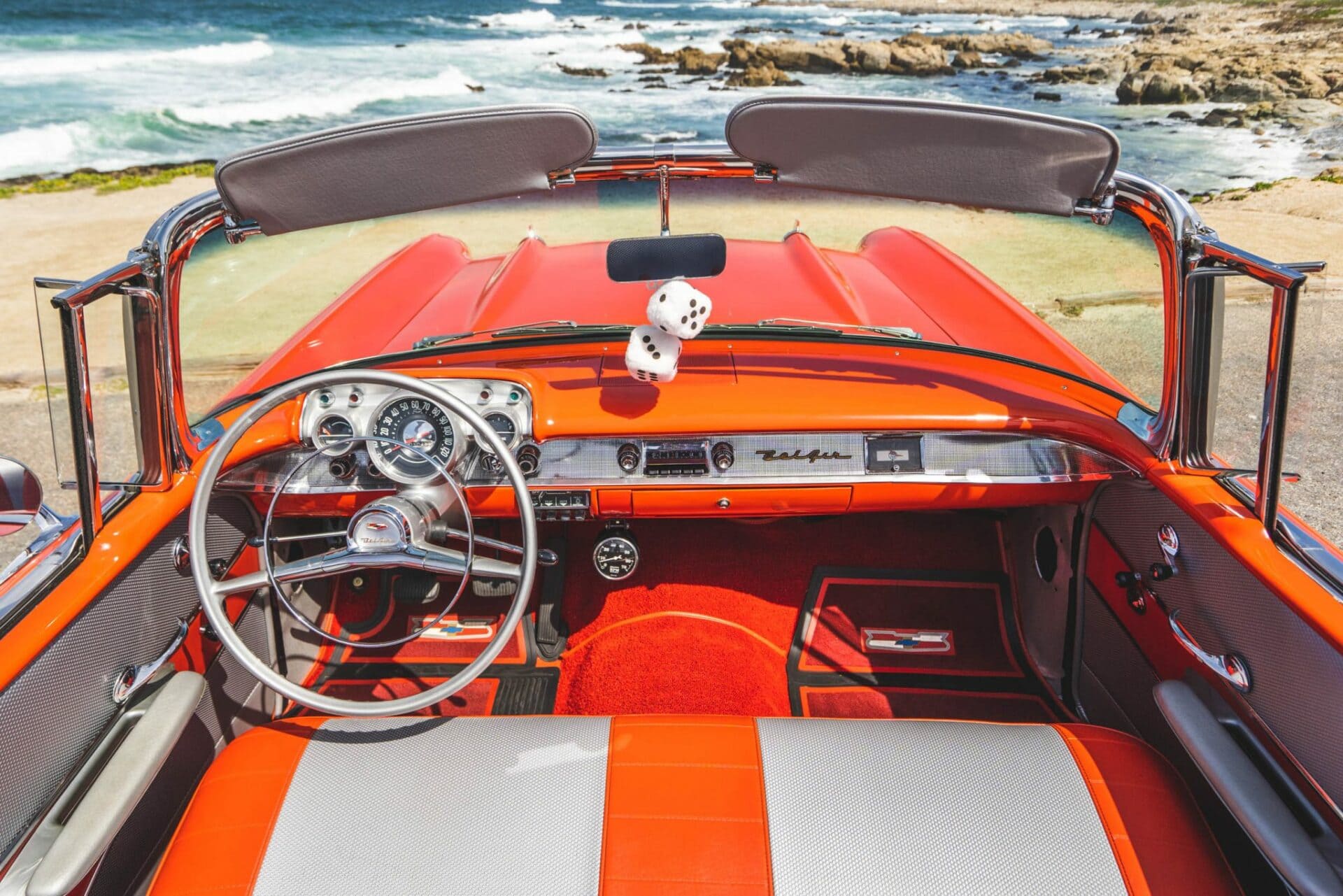 Fuel-Injected 1957 Chevrolet Bel Air Convertible 3-Speed – Gatsby Online